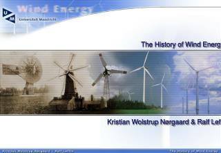 PPT - The History of Wind Energy PowerPoint Presentation, free download ...