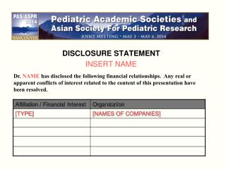 PPT - Disclosure Statement: PowerPoint Presentation - ID:4690636