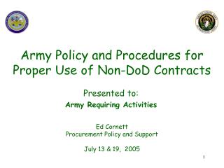 PPT - Department of the Army Fraternization Policy PowerPoint ...