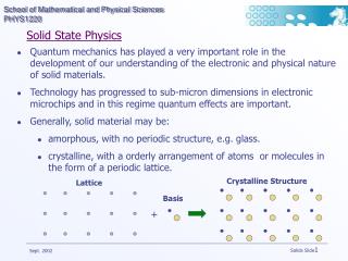 PPT - Solid State Physics PowerPoint Presentation, free download - ID ...