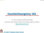 PPT - Counterinsurgency 101 PowerPoint Presentation, free download - ID ...
