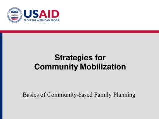 PPT - Strategies for Community Mobilization PowerPoint Presentation ...