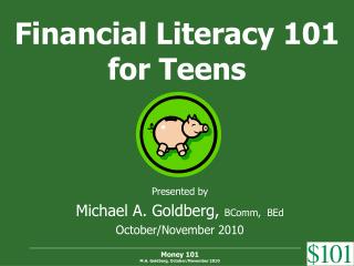PPT - Financial Literacy 101 for Teens PowerPoint Presentation, free ...