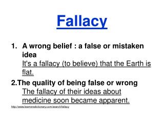 PPT - Appeal To Ignorance Fallacy PowerPoint Presentation - ID:3125671