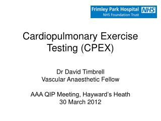 PPT - Cardiopulmonary Exercise Testing (CPEX) PowerPoint Presentation ...