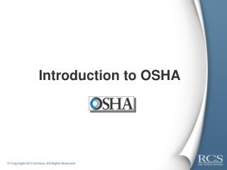 PPT - Introduction to OSHA PowerPoint Presentation, free download - ID ...