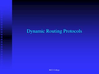 PPT - Dynamic Routing Protocols PowerPoint Presentation, free download ...