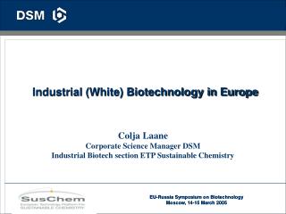 PPT - Industrial (White) Biotechnology in Europe PowerPoint ...