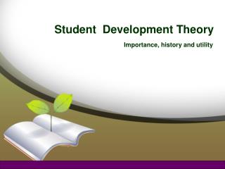 PPT - Student Development Theory PowerPoint Presentation, free download ...
