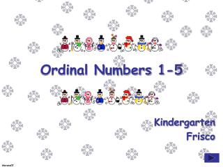 PPT - Ordinal Numbers 1-5 PowerPoint Presentation, free download - ID ...