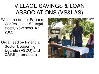 PPT - VILLAGE SAVINGS & LOAN ASSOCIATIONS (VS&LAS) PowerPoint ...