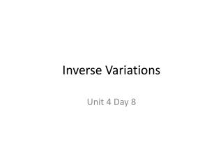 PPT - Inverse Variations PowerPoint Presentation, free download - ID ...