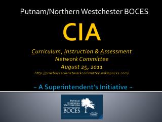 PPT - Putnam/Northern Westchester BOCES PowerPoint Presentation, free ...