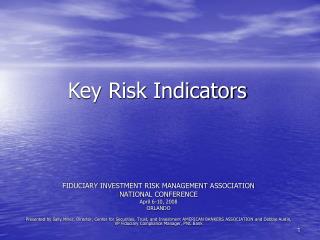 PPT - Key Risk Indicators PowerPoint Presentation, free download - ID ...
