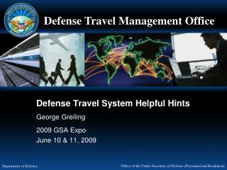 PPT - Defense Travel System Helpful Hints PowerPoint Presentation, free ...