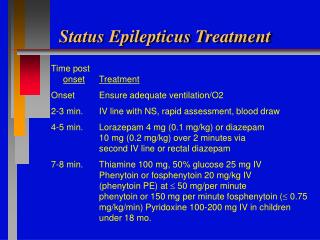 PPT - REFRACTORY STATUS EPILEPTICUS PowerPoint Presentation - ID:760476