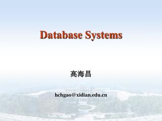 PPT - Database Systems PowerPoint Presentation, free download - ID:4307885