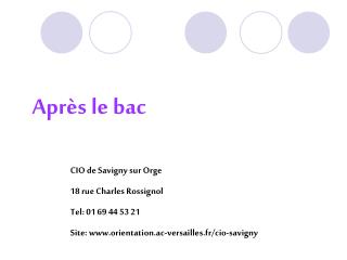 PPT - Après le bac PowerPoint Presentation, free download - ID:4327637