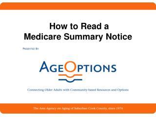 PPT - How to Read a Medicare Summary Notice PowerPoint Presentation ...