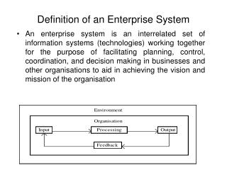 PPT - Definition of an Enterprise System PowerPoint Presentation, free ...