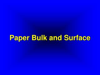 PPT - Papermaking The process of going from Pulp to Paper PowerPoint ...