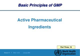 PPT - Basic Principles of GMP PowerPoint Presentation, free download ...
