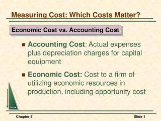 PPT - Measuring Cost: Which Costs Matter? PowerPoint Presentation, free ...