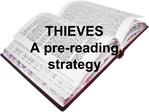 PPT - THIEVES A pre-reading strategy PowerPoint Presentation, free ...