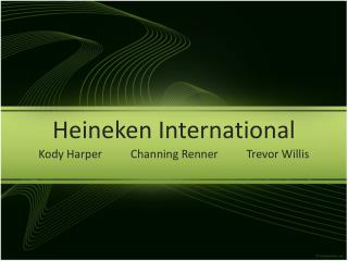 PPT - Heineken International PowerPoint Presentation, free download ...