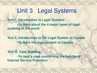 PPT - CHAPTER 2 International Law and the World’s Legal Systems ...