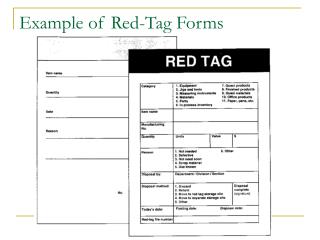 PPT - Example of Red-Tag Forms PowerPoint Presentation, free download ...