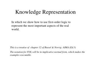 PPT - Knowledge Representation PowerPoint Presentation, free download ...