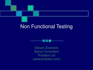 PPT - Non Functional Testing PowerPoint Presentation, free download ...