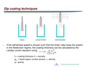 PPT - Dip coating techniques PowerPoint Presentation, free download ...