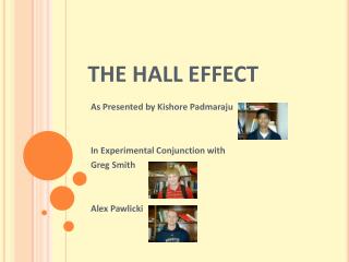 PPT - THE HALL EFFECT PowerPoint Presentation, free download - ID:639259