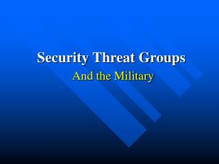 PPT - Threat Awareness and Reporting Program (TARP) PowerPoint ...