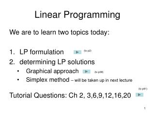 PPT - Linear Programming PowerPoint Presentation, free download - ID:665210