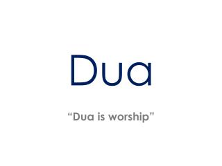 PPT - Dua PowerPoint Presentation, free download - ID:711647