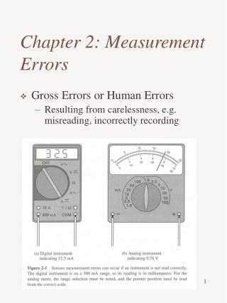 PPT - Chapter 2: Measurement Errors PowerPoint Presentation, free download - ID:712742