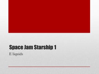 PPT - Space Jam Starship 1 PowerPoint Presentation, free download - ID ...