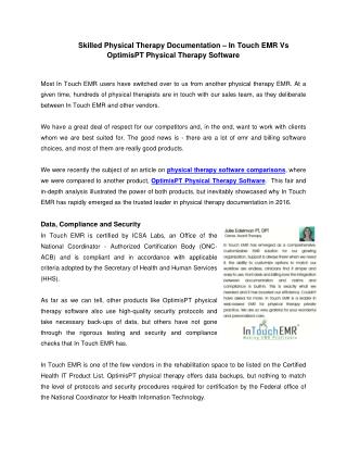 PPT - Skilled Physical Therapy Documentation PowerPoint Presentation ...