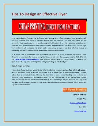 ripflyer Online Presentations Channel