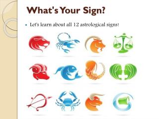 PPT - Learn About all 12 Astrological Star Signs PowerPoint ...