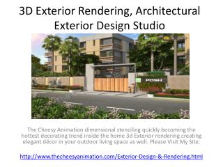 PPT - 3D Exterior Rendering, Architectural Exterior Design Studio ...