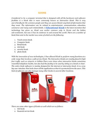 PPT - Educational Kiosk PowerPoint Presentation, free download - ID:7496021