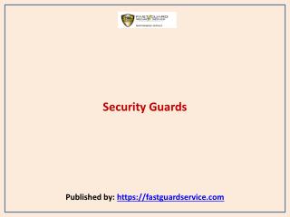 PPT - Security Guards PowerPoint Presentation, free download - ID:7526015