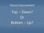 PPT - School Improvement PowerPoint Presentation, free download - ID:757461