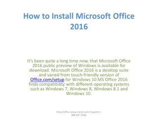 PPT - Microsoft Office Professional 2016 Training PowerPoint ...