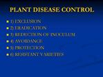 PPT - PLANT DISEASE CONTROL PowerPoint Presentation, free download - ID ...