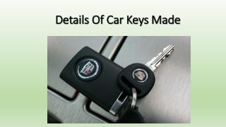 PPT - Details Of Car Keys Made PowerPoint Presentation, free download ...